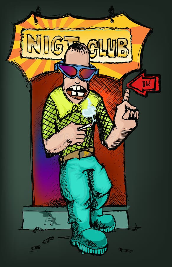 Body guard stock vector. Illustration of halt, advert - 22598157