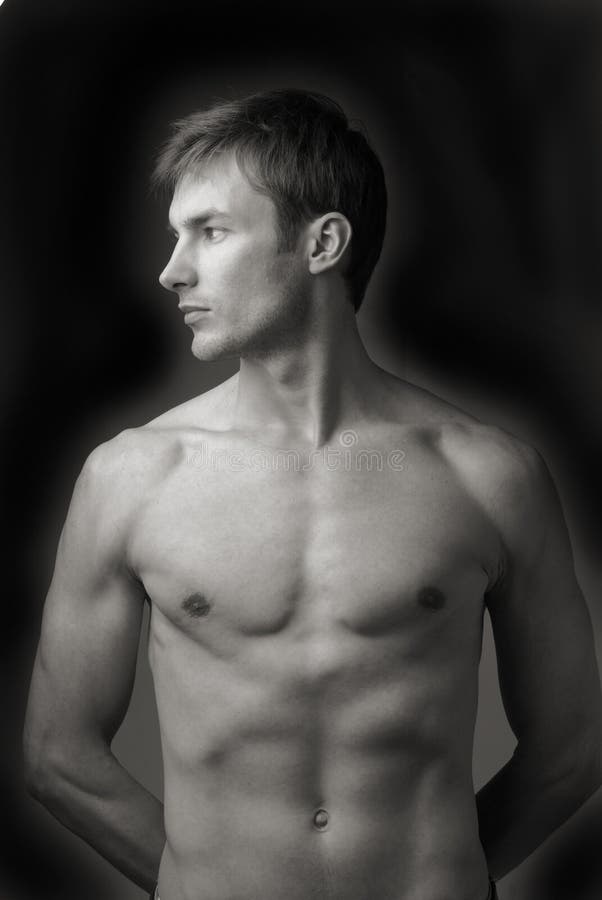 Body man stock image. Image of press, drop, handsome, male - 2296709