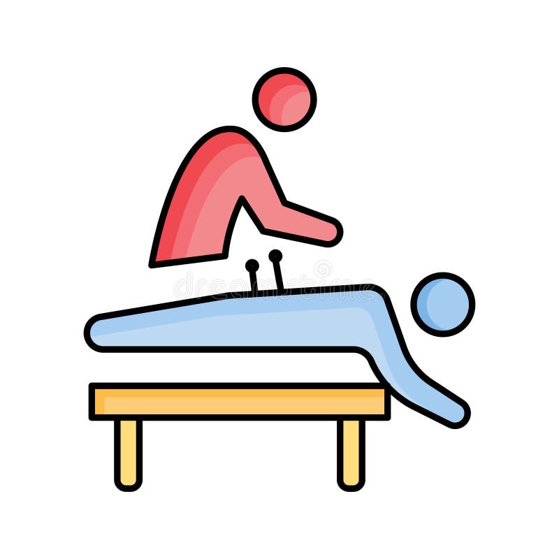 Body Massage Isolated Vector Icon Which Can Easily Modify or Edit Stock ...