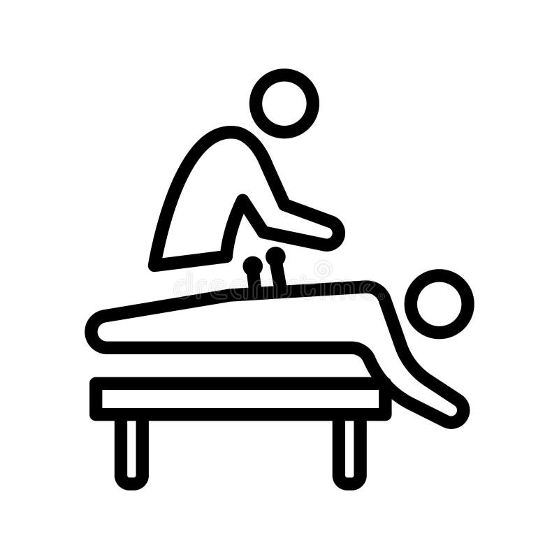 Body Massage Isolated Vector Icon Which Can Easily Modify or Edit Stock ...