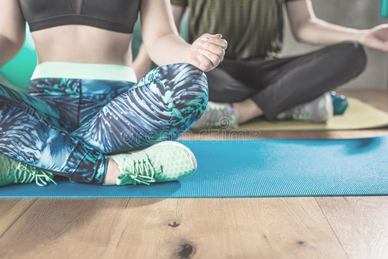 Body and Mind Workout in Loft Fitness Studio Stock Photo - Image of ...