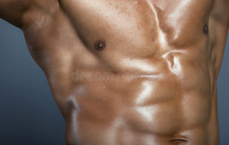 Body of muscular man stock photo. Image of muscular, body - 48775052
