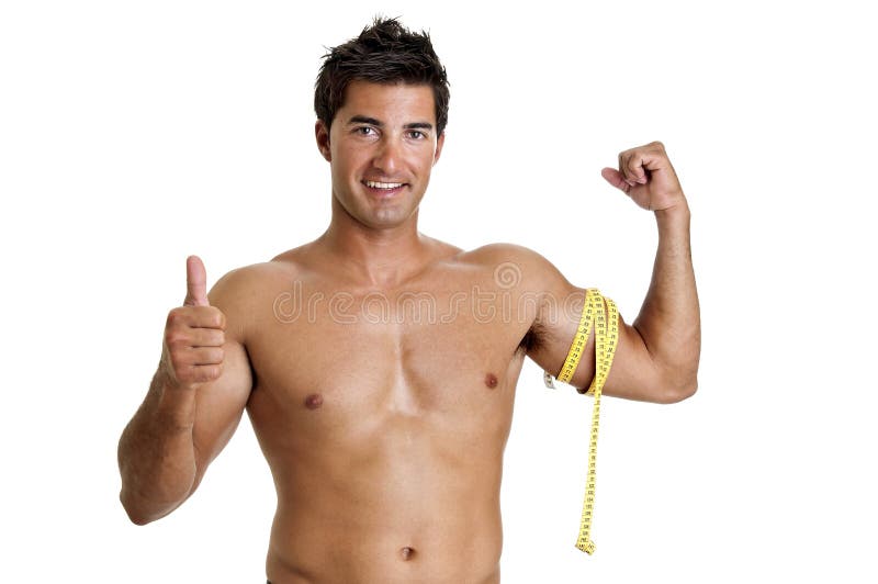 Body power stock photo. Image of mass, isolated, biceps - 21838564