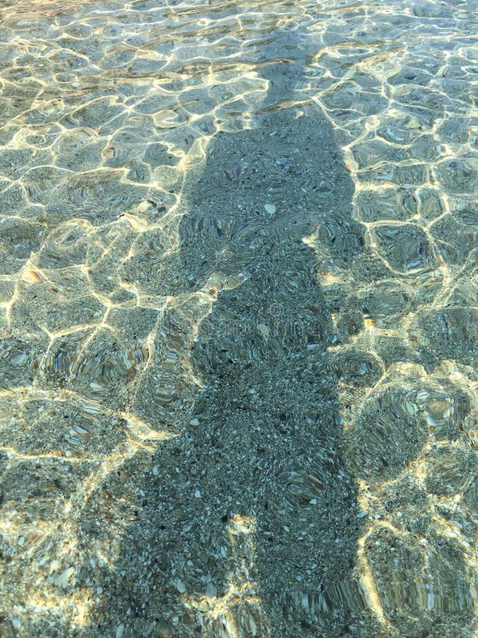 Body reflection on sea stock image. Image of idea, shape - 102219845