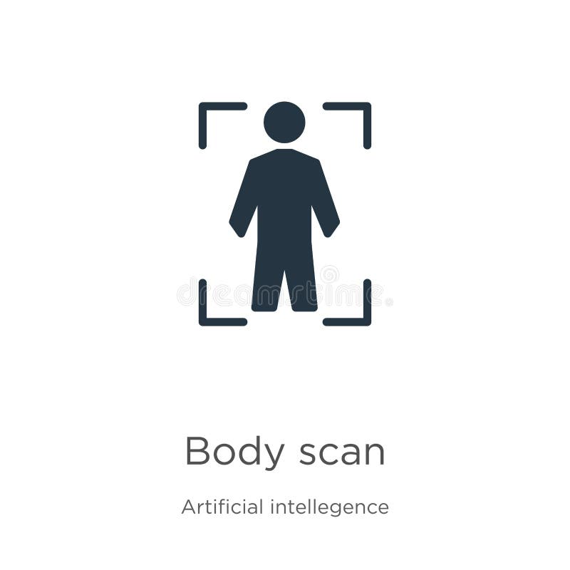 Body Scan Icon Vector. Trendy Flat Body Scan Icon From Artificial ...