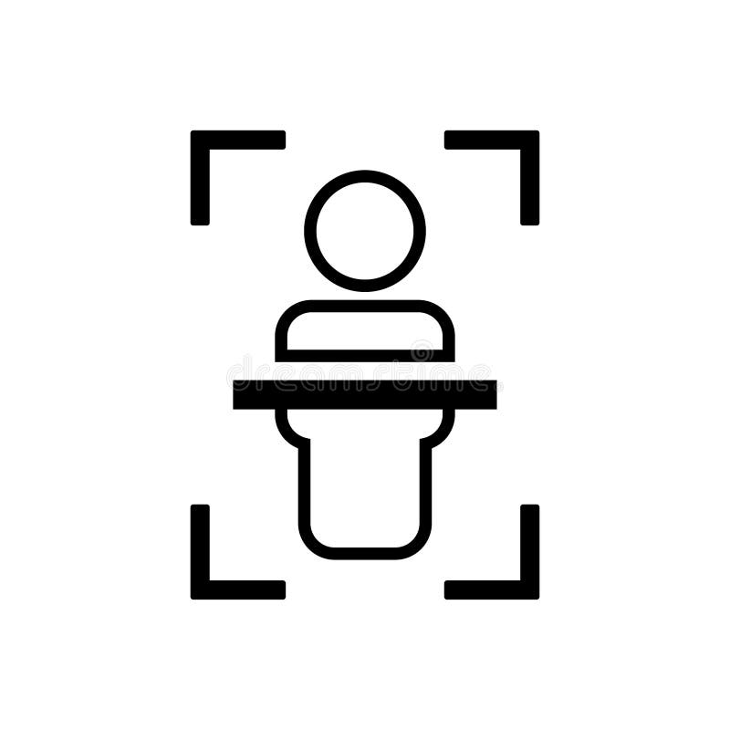 Body Scanning Line Icon, X-ray. Design Vector Stock Vector ...