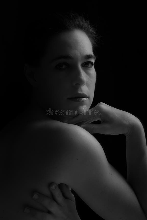 Body Scape of Woman Neck and Hand Emotion Artistic Conversion Stock ...