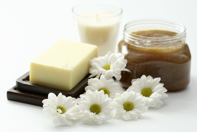 Body scrub stock photo. Image of bath, cosmetic, aromatherapy - 7608782