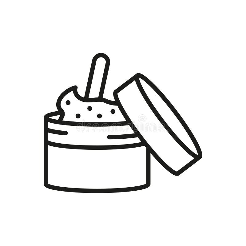 Body Scrub Bathroom Icon Vector Basic Design Simple and Modern Stock ...