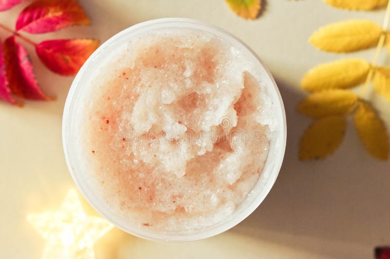 Body Scrub in a Beautiful Composition Stock Photo - Image of bathroom ...