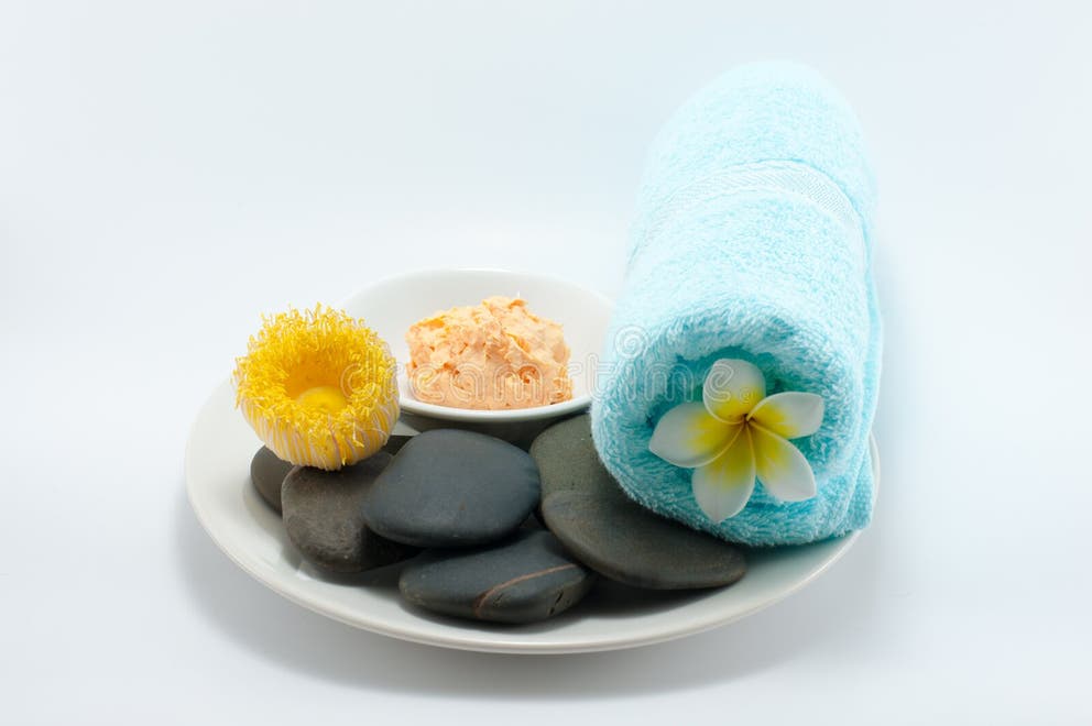 Body scrub spa set stock photo. Image of massage, east - 25072900