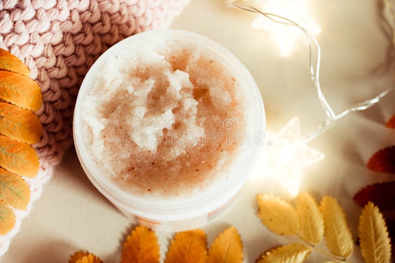 Body Scrub in a Beautiful Composition Stock Photo - Image of bathroom ...