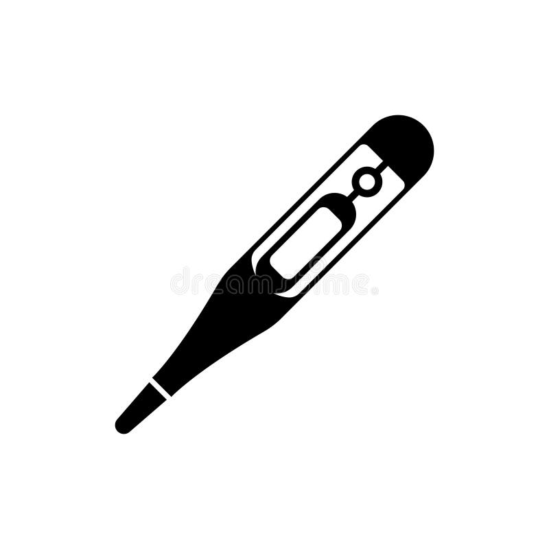 Body Temperature Checking Tool Illustration Design Template Stock ...