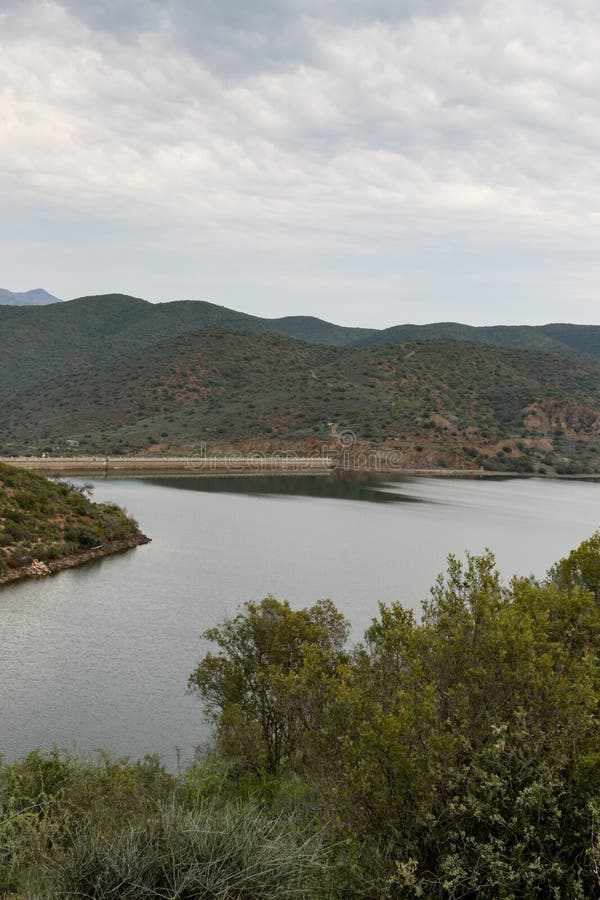 The Calitzdorp Dam stock photo. Image of background, khao - 77397276