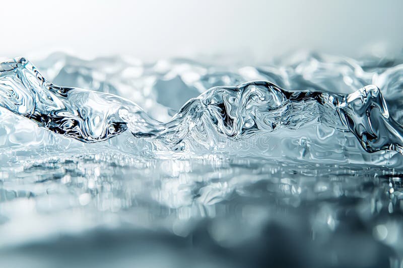 Body of Water with a Wave Pattern Stock Photo - Image of water, visual ...