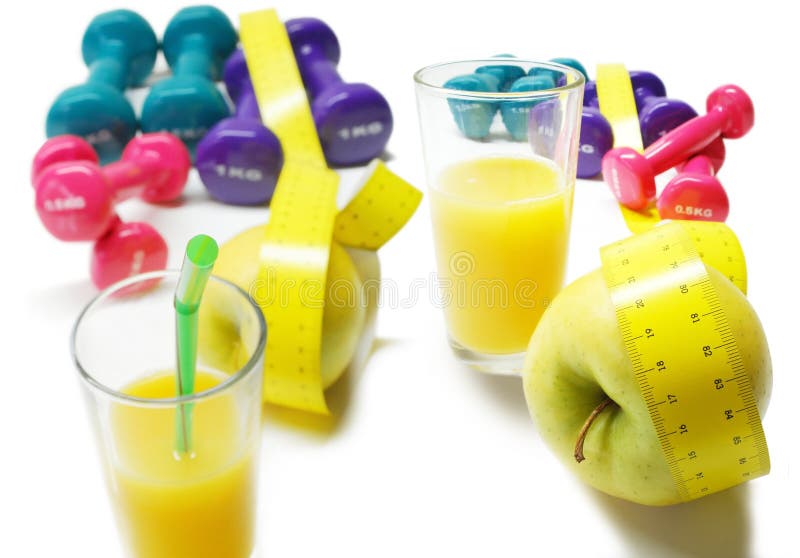 Body Weight Control and Healthy Diet Stock Image - Image of proteins ...