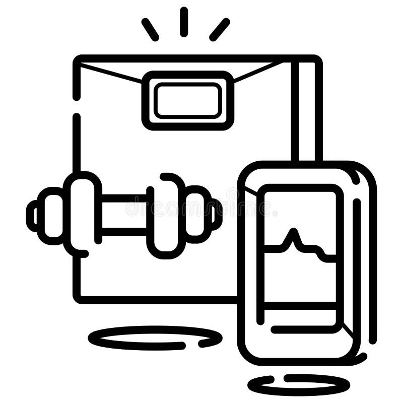 Body Weight Scale Icon Vector Stock Vector - Illustration of modern ...