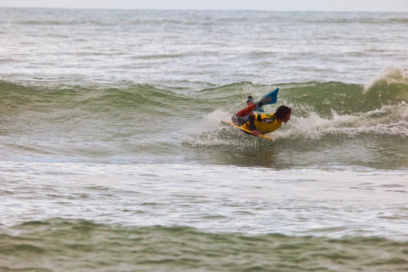 Bodyboader on 2nd Championship Impoxibol, 2011 Editorial Image - Image ...