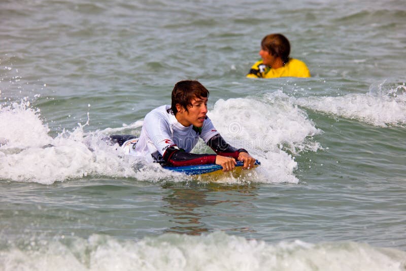 Bodyboader on 2nd Championship Impoxibol, 2011 Editorial Image - Image ...