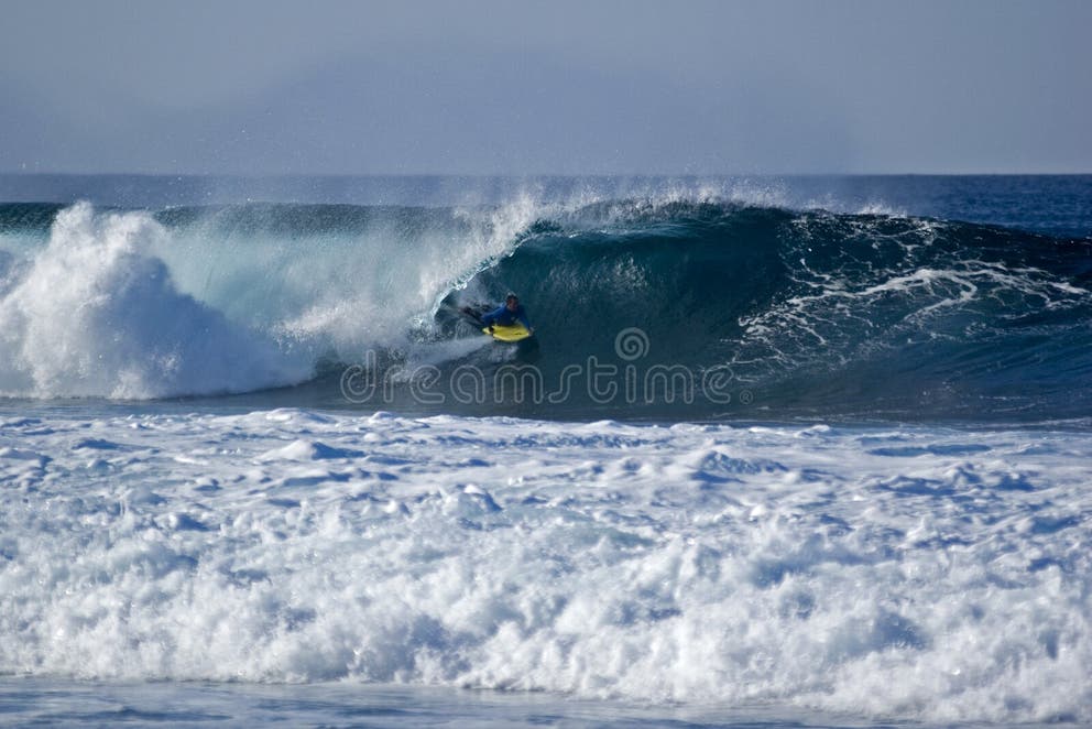 Bodyboarder 1 stock image. Image of lanzarote, boarders - 1842709