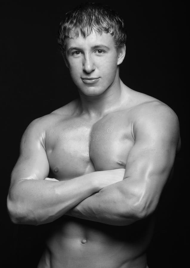 Bodybuilder stock image. Image of young, toned, sportsmen - 15173375