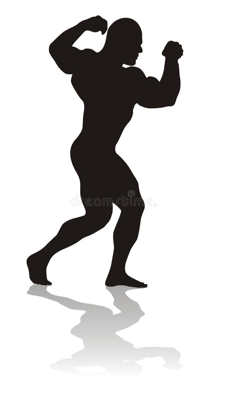 Shadow Bodybuilder Stock Illustrations – 954 Shadow Bodybuilder Stock ...