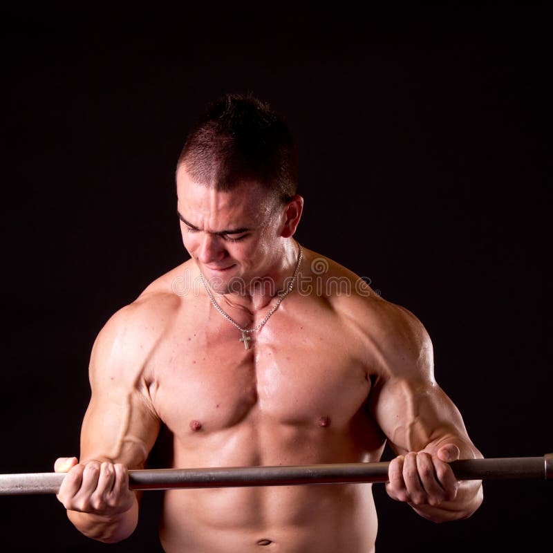 Bodybuilder stock image. Image of fighter, healthy, bodybuilding - 25907025