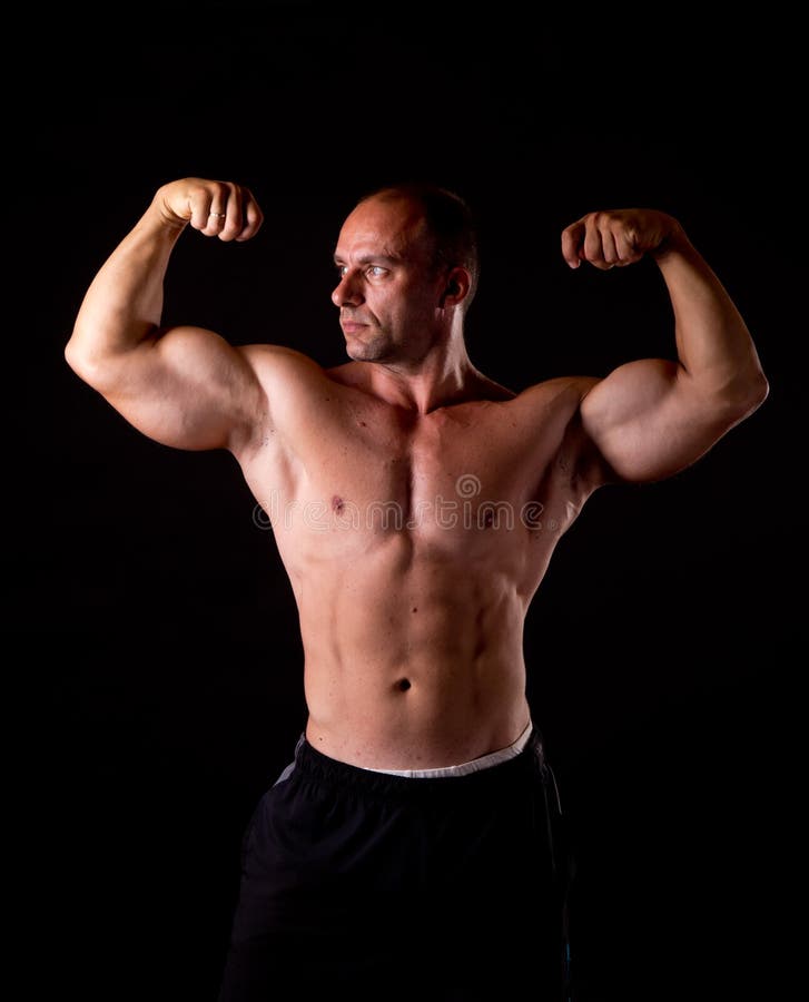 Bodybuilder stock image. Image of shape, muscular, sixpacks - 26059899