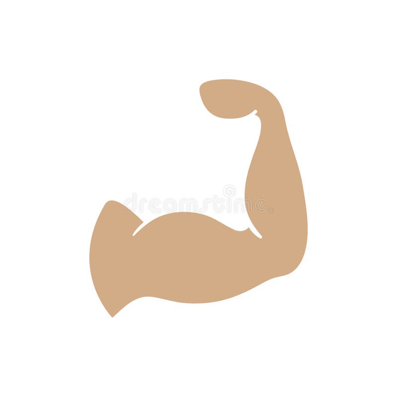 Bodybuilder Arm Icon Design Template Vector Stock Illustration ...