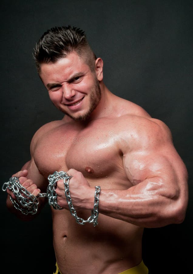 Bodybuilder stock image. Image of macho, abdomen, strength - 17755763