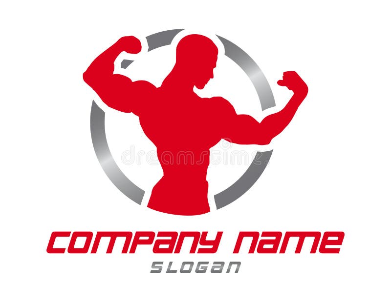 Bodybuilder design stock vector. Illustration of male - 45104448