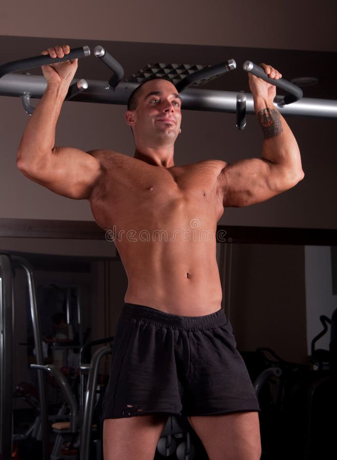 Bodybuilder exercising stock image. Image of lifestyle - 17522849