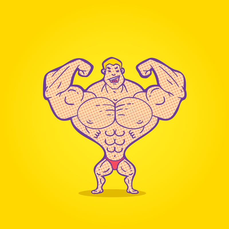 Colored Bodybuilder Stock Illustrations – 431 Colored Bodybuilder Stock ...
