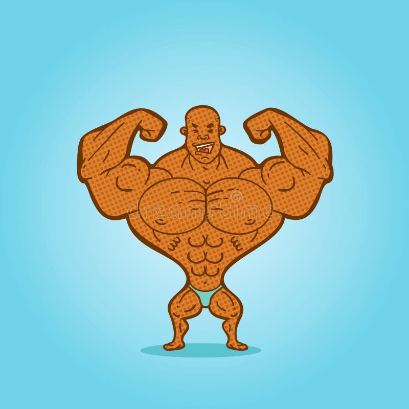 Colored Bodybuilder Stock Illustrations – 431 Colored Bodybuilder Stock ...