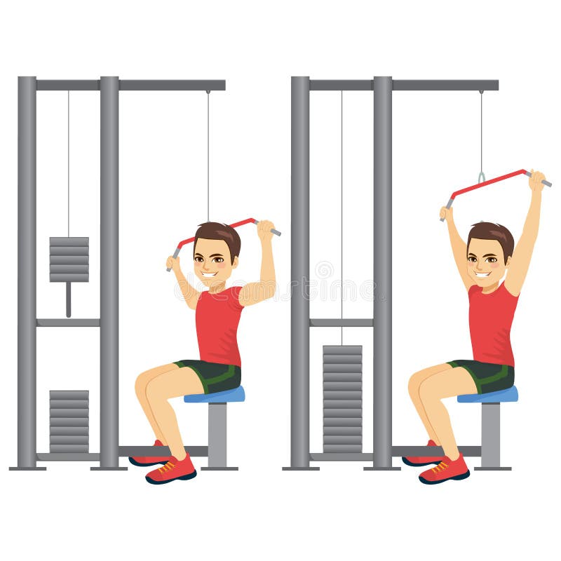 Bodybuilder Man Action stock vector. Illustration of young - 127147665