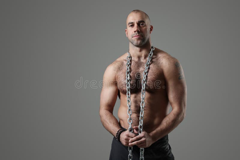 Bodybuilder stock image. Image of exercise, power, hairy - 94299961