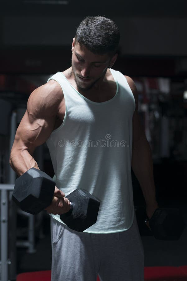 Bodybuilder stock image. Image of sportsman, athletic - 65949819
