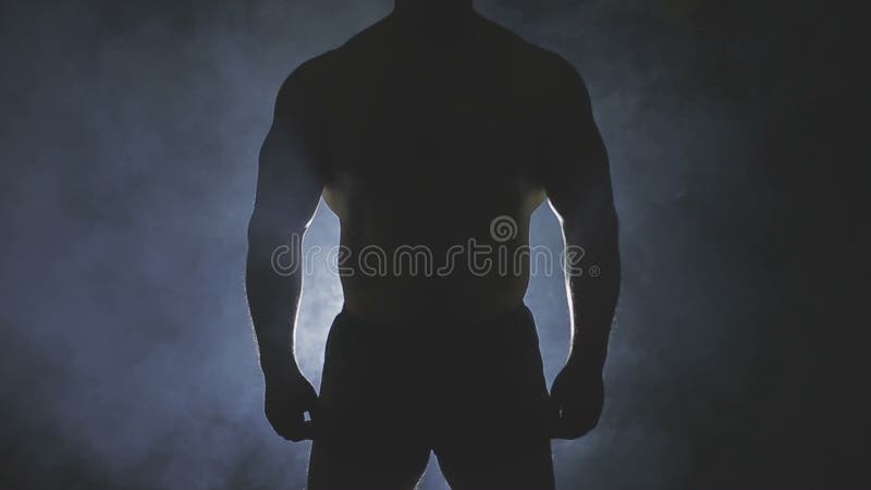 Bodybuilder posing back stock footage. Video of fitness - 87790664