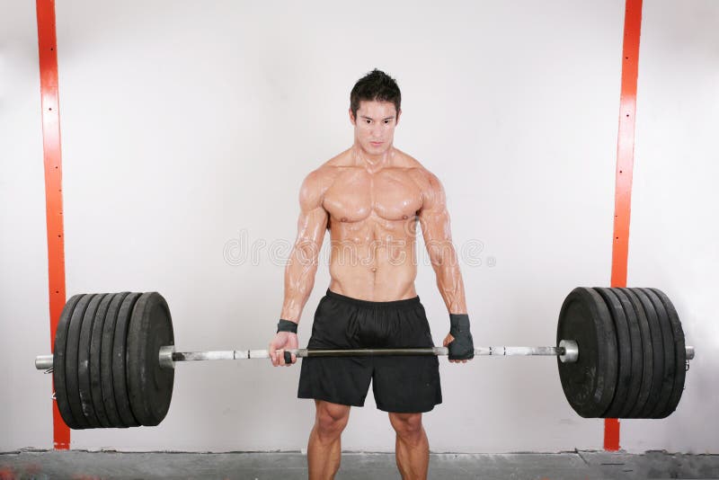 Bodybuilder Training in a Gym Stock Photo - Image of sportsman ...