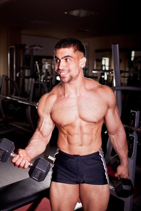 Bodybuilder training stock photo. Image of muscular, sport - 31353044