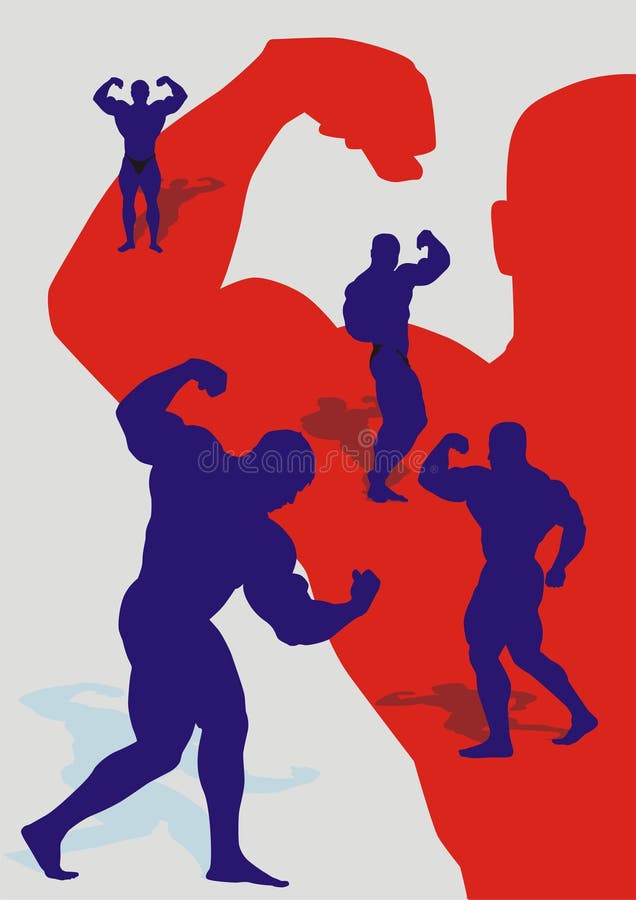 Bodybuilding stock illustration. Illustration of bodybuilder - 10256726