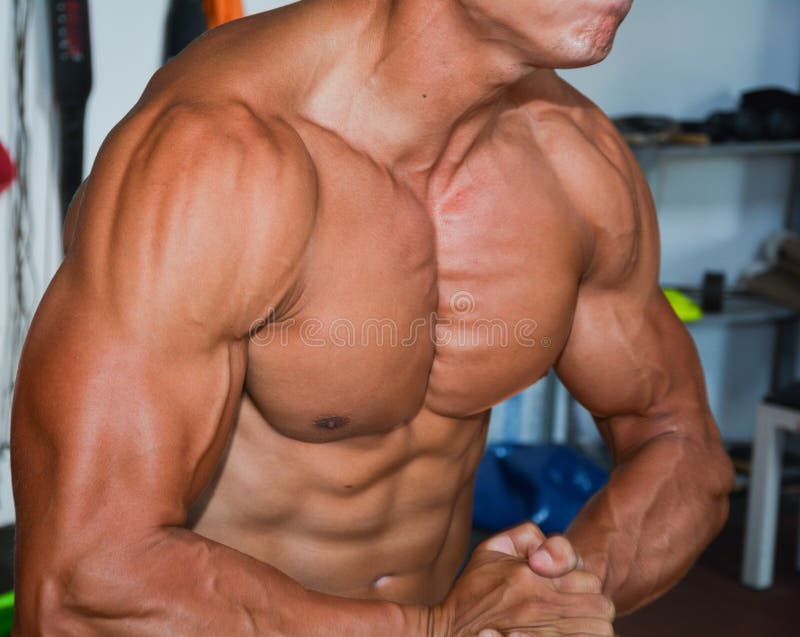 Bodybuilding stock image. Image of lifting, sport, pack - 43850761