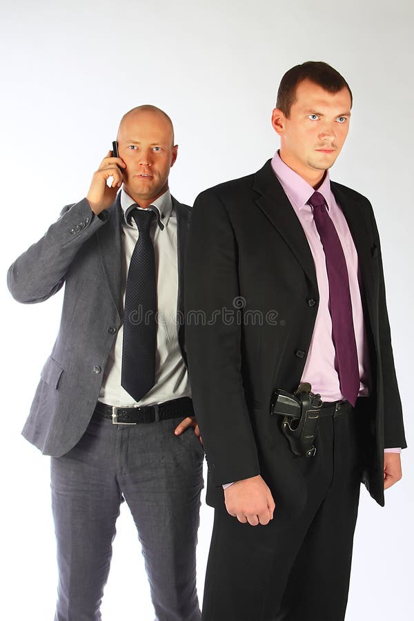 The Bodyguard of the Businessman Stock Image - Image of dress, adult ...