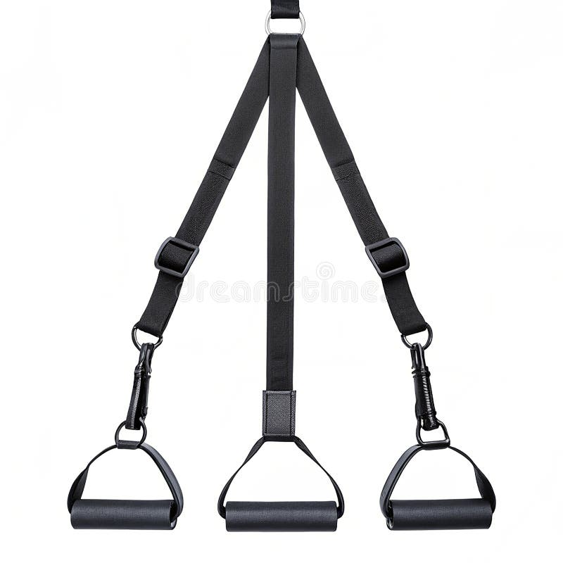 Bodyweight Suspension Trainer for Push Ups and Squats Stock ...