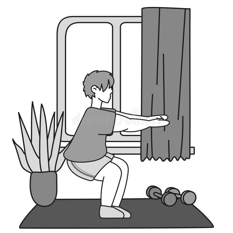 Bodyweight Workout Routine High-Intensity Interval Training. People ...