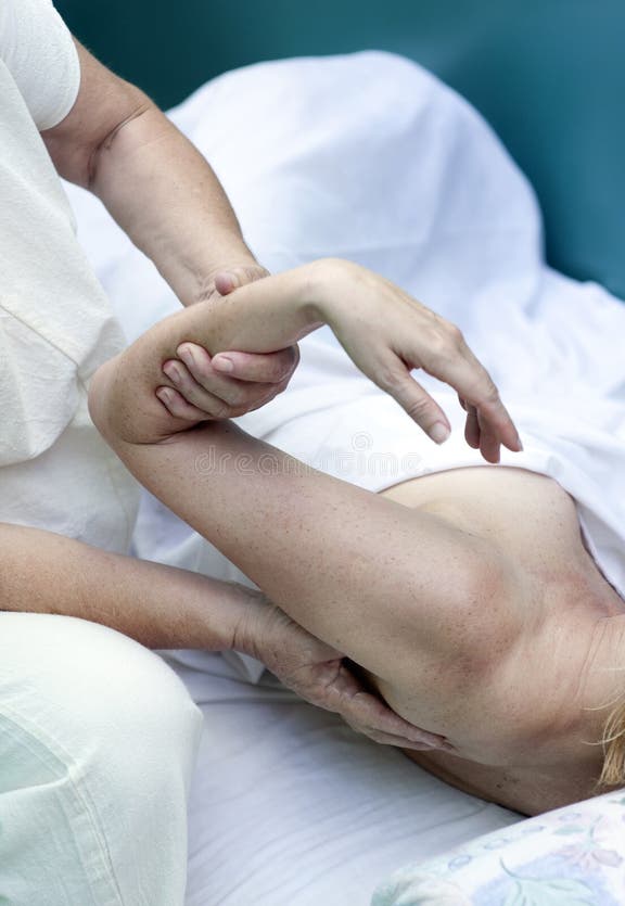 Bodyworker and Client stock photo. Image of retreat, medicine - 20422700