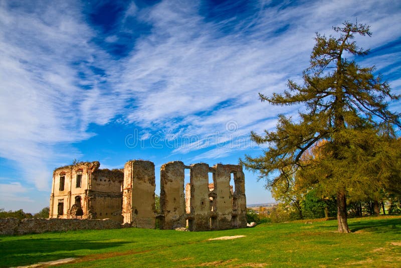 Bodzentyn Ruins stock image. Image of swietokrzyskie - 12776099