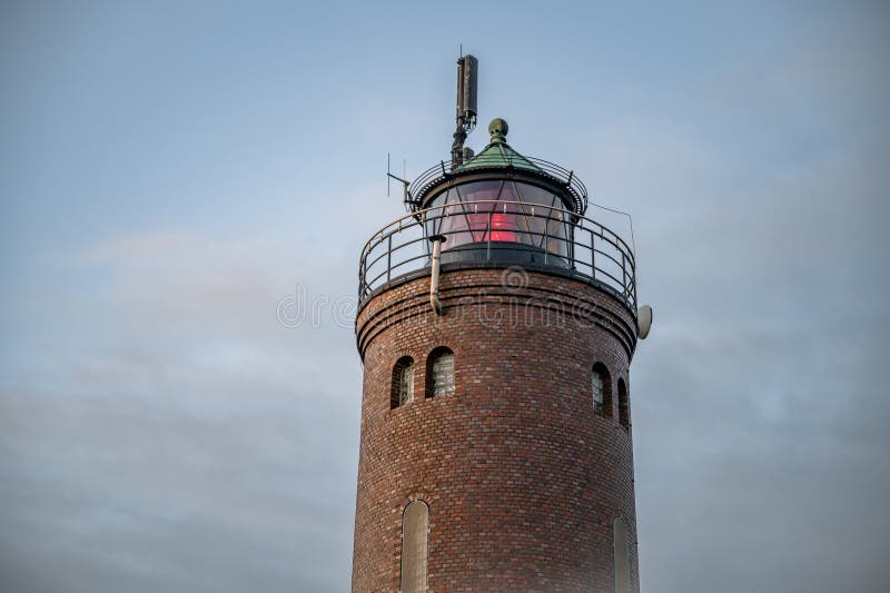 Boehler Lighthouse St. Peter Ording Low Angle View in the Evening ...