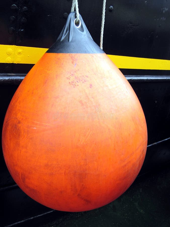 Boei Aan De Zijkant Van De Boot Stock Afbeelding - Image of niemand ...