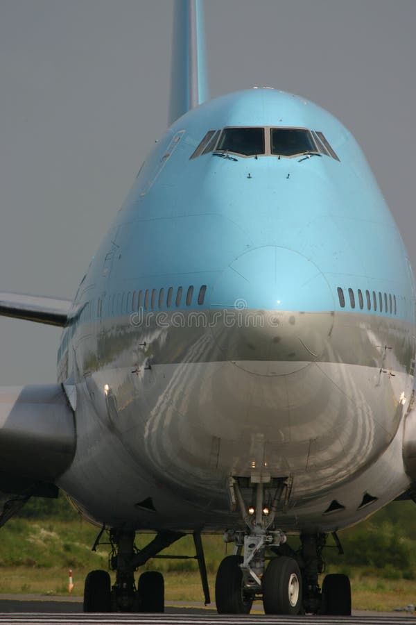 Boeing 747 stock image. Image of aircraft, landing, runway - 2065613